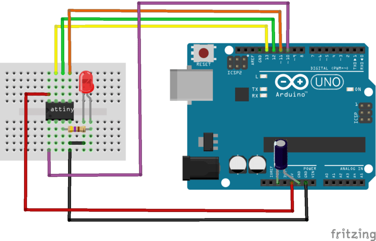 Programming ATtiny85 with Arduino Uno - Arduino Learning