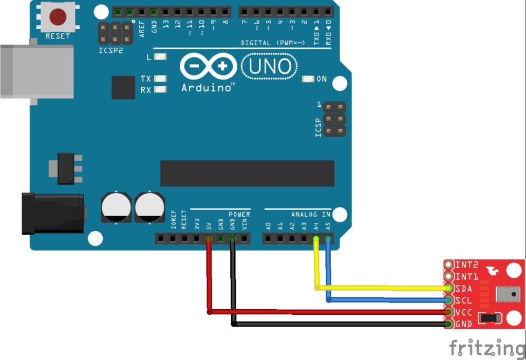 MPL3115A2 pressure sensor and Arduino example - Arduino Learning